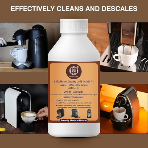 Bean Bliss Eco-Friendly Descaling Liquid for Capsule-Based Coffee ...
